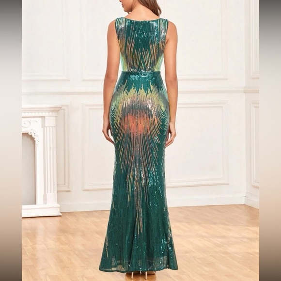 Dresses | Luxe Mermaid Hem Party Formal Sequins Dress | Poshmark